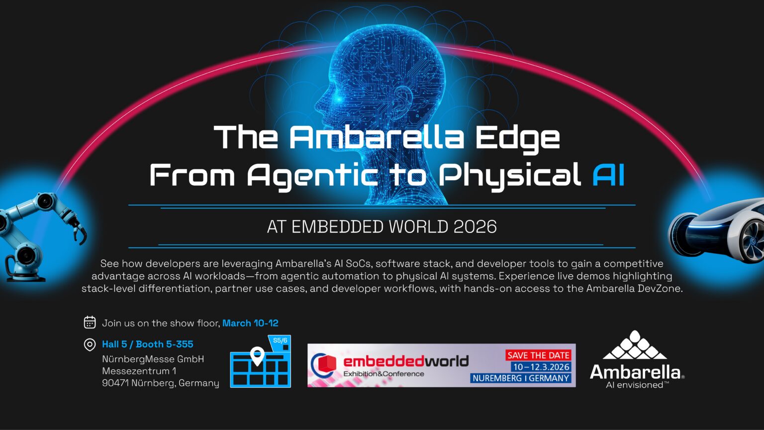 Ambarella to Showcase “The Ambarella Edge: From Agentic to Physical AI ...